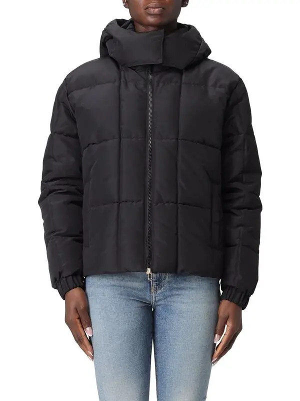 EA7 Puffer Jacket With Hood - Black