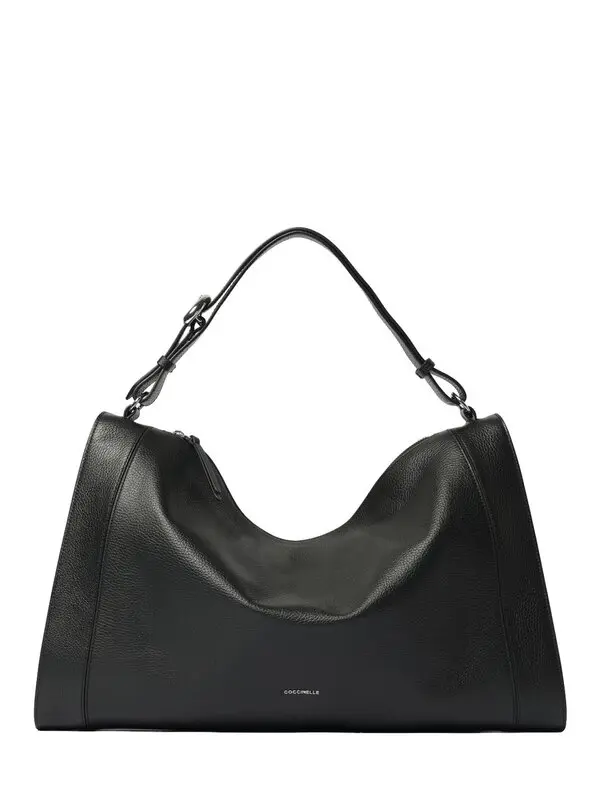 COCCINELLE Leather Tote Bag - Black
