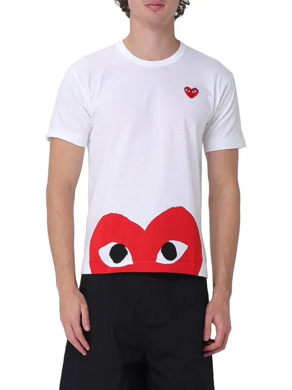 Play Comme Des Garcon T-shirt Colour - White