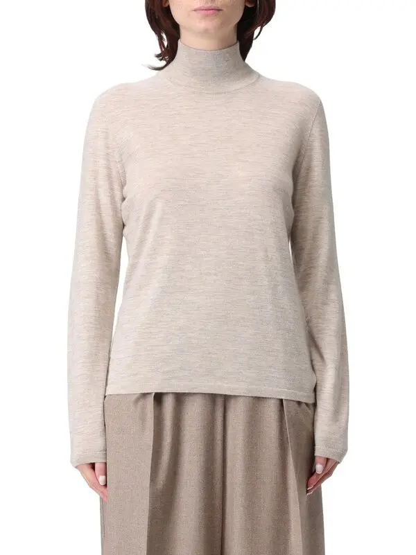 Max Mara High Neck Jumper - Beige