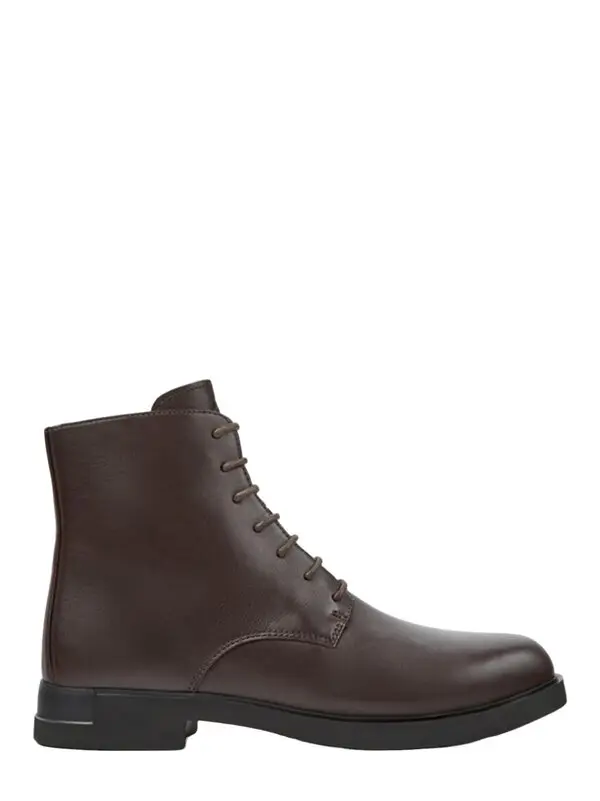 Camper Lace Up Ankle Boots - Brown