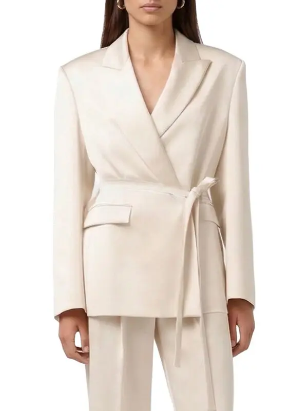 Andamane Wilder Robe Blazer - Milk