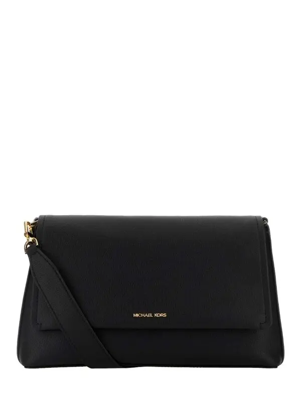 Michael Kors Leather Crossbody Bag - Black