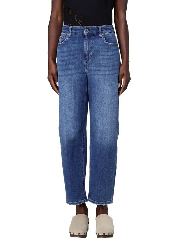 Liu Jo Stretch Denim Straight Jeans - Blue