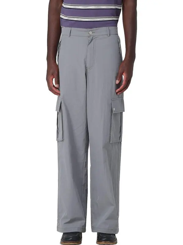 CARRER Vera Wide-leg Cargo Pants - Grey
