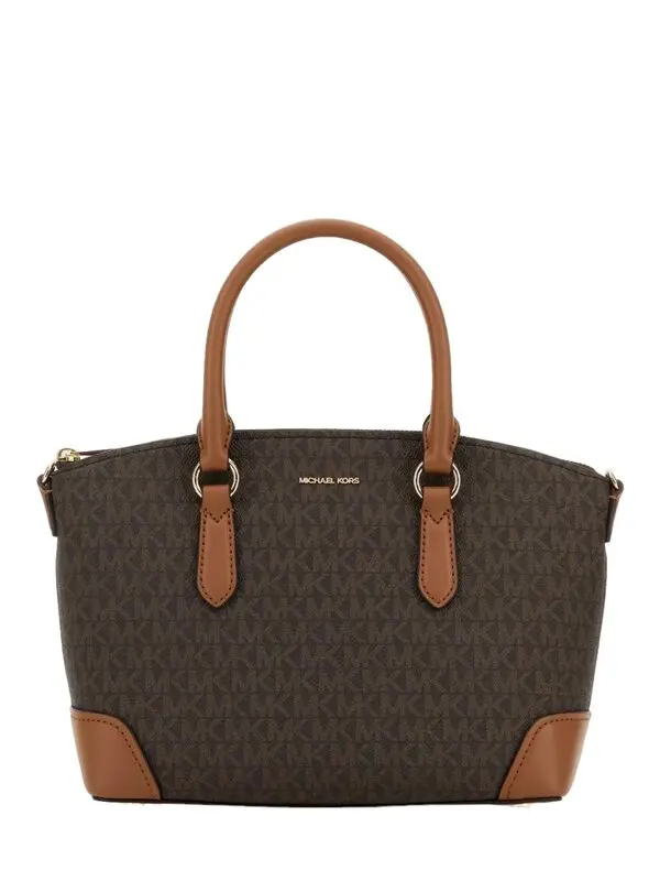 Michael Kors Mk Monogram Coated Cotton Bag - Yellow