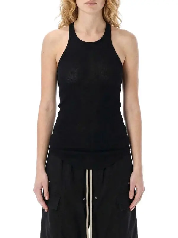 Rick Owens Ribbed Tank - Black