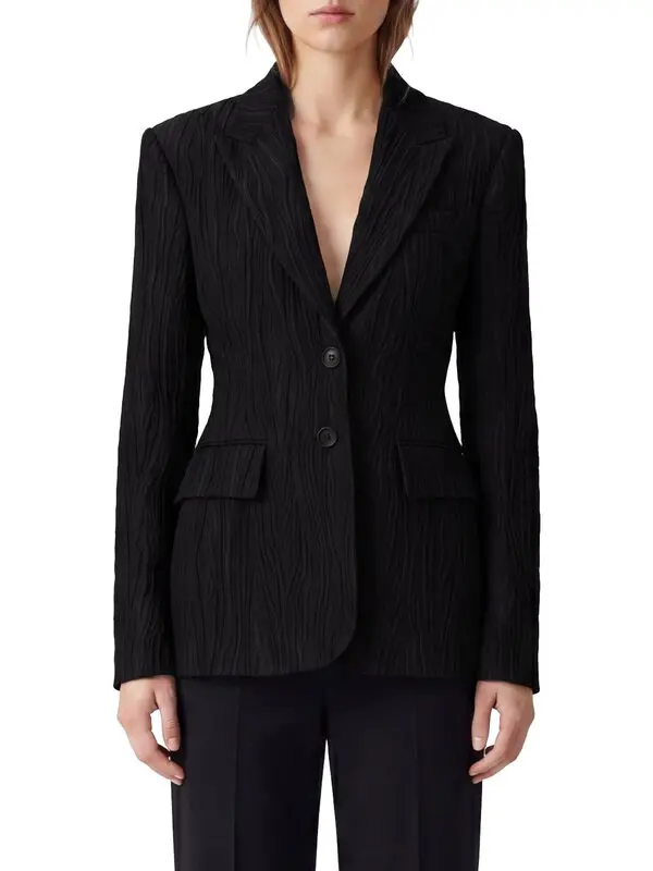 Stella McCartney Textured Blazer - Black
