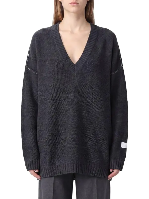 MAISON MARGIELA V-neck Jumper - Grey