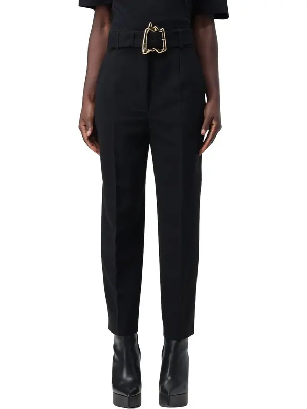 Moschino Tailored Belted Trousers - Black