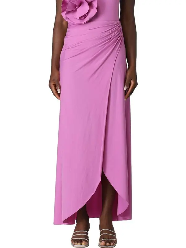 MAYGEL CORONEL Draped Skirt - Violet
