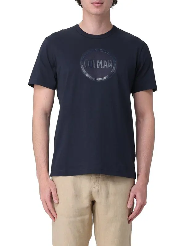 COLMAR Cotton T-shirt With Logo - Navy