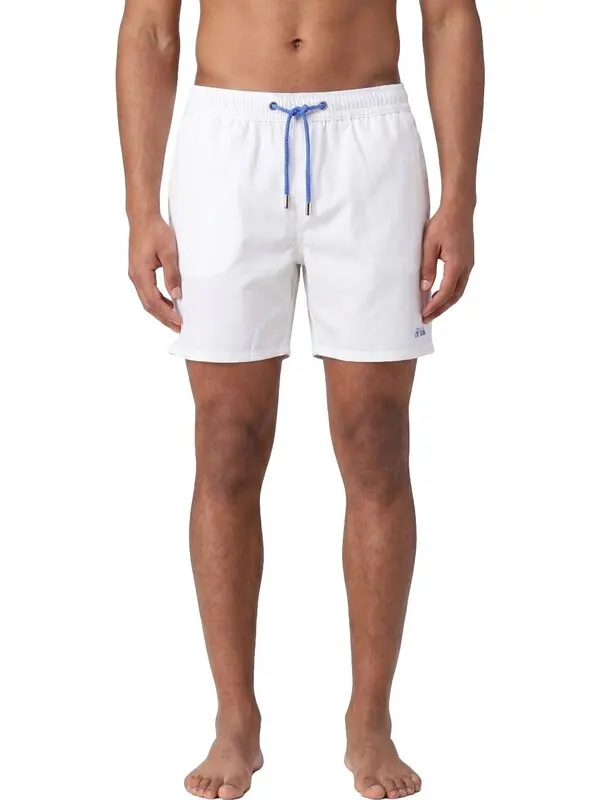 MC2 SAINT BARTH Elasticated Waist Swim Shorts - Black