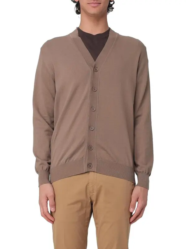 KANGRA Cotton Cardigan - Mud