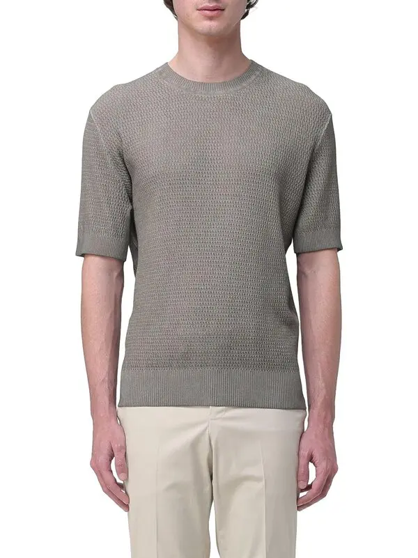 KANGRA Cotton Crew Neck Pullover - Hazel