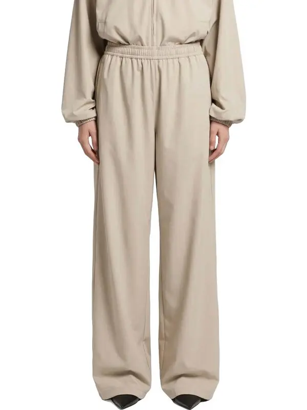 Balenciaga Stretch Technical Fabric Jogging Trousers - Sand