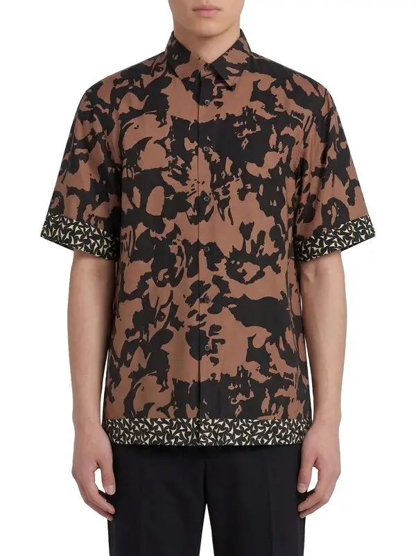 Dries Van Noten Printed Viscose Casual Shirt - Multicolor