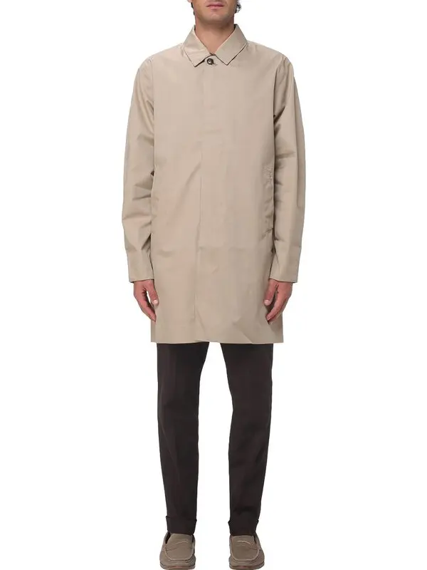 Barbour Cotton Blend Trench Coat - Beige