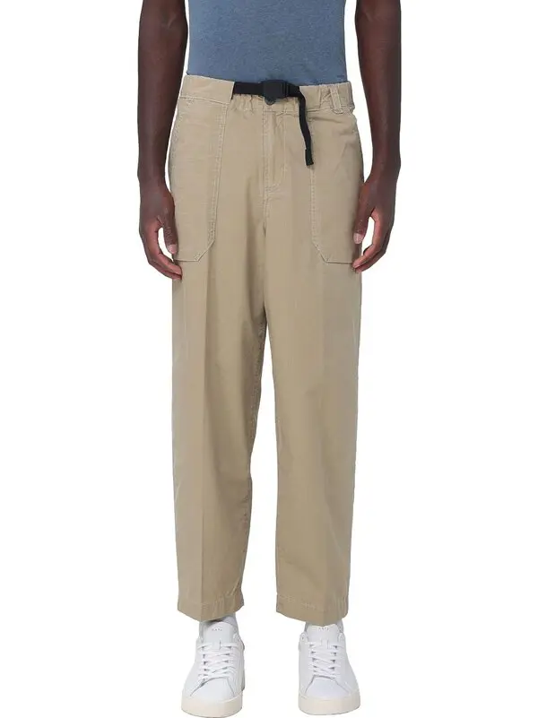 MURPHY&NYE Stretch Cotton Drawstring Waist Pants - Grey