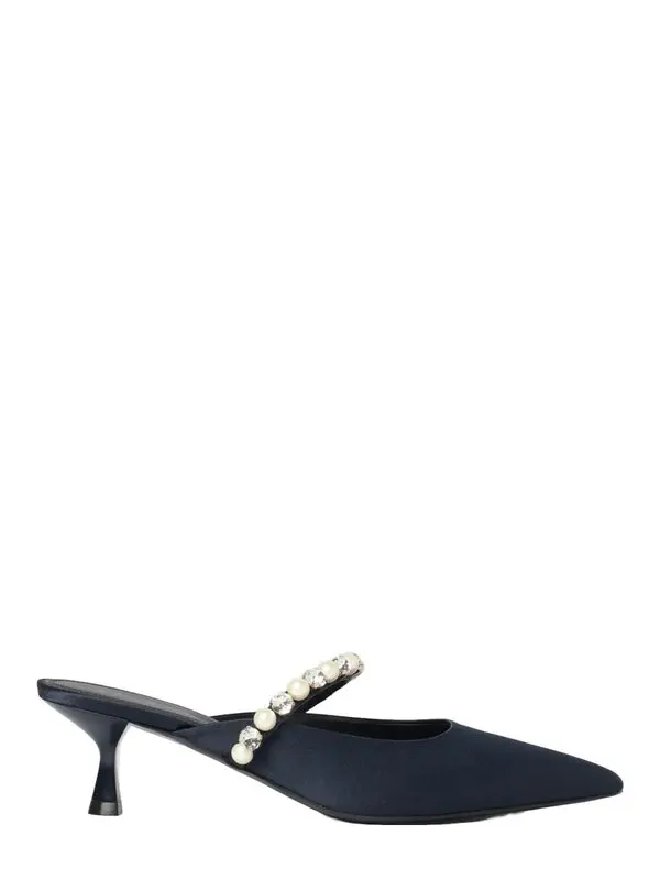 Stella McCartney Embellished Heeled Mules - Blue