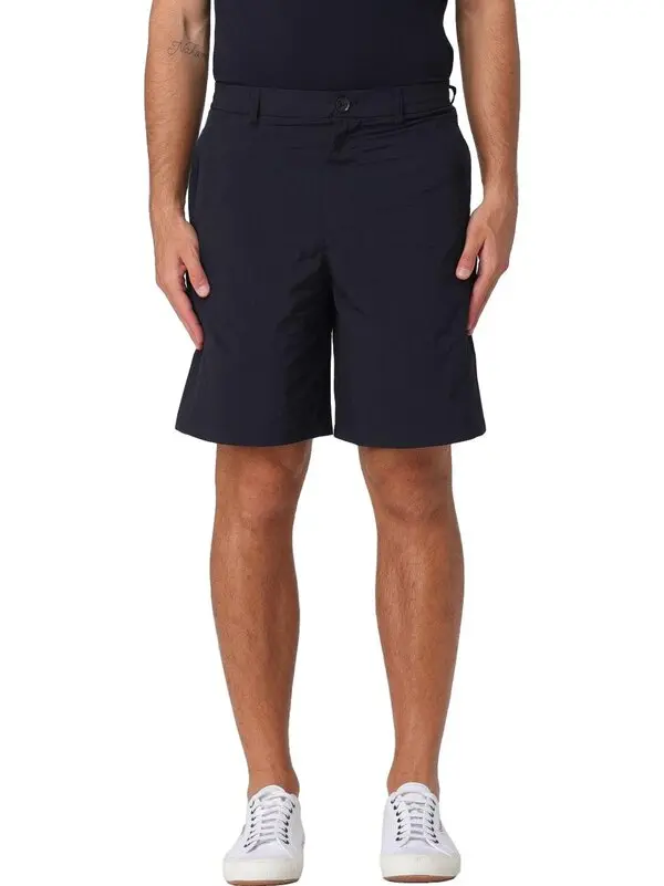 Armani Exchange Textured Shorts - Navy