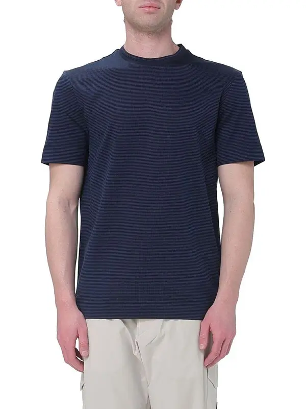 BOSS H-thompson Cotton T-shirt - Blue