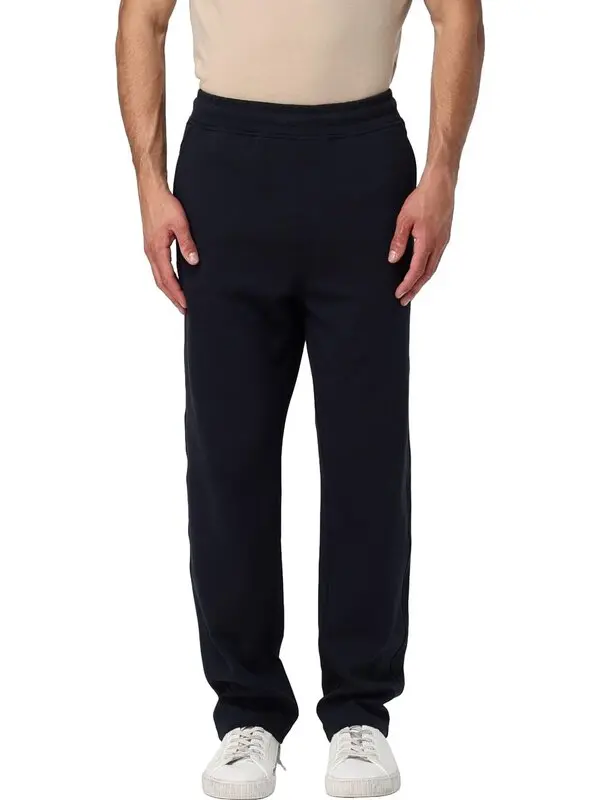 K-WAY Jersey Jogging Pants With Elasticated Waist And Slant Pockets - Blue