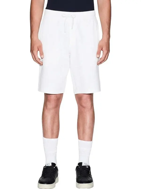 Armani Exchange Drawstring Shorts - White