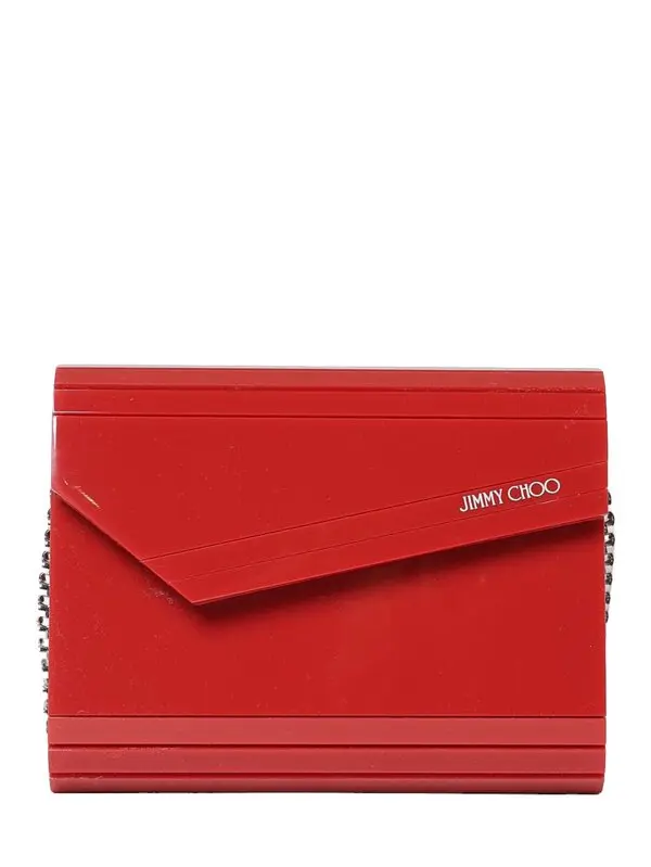 JIMMY CHOO Mini Bag With Chain Strap - Red