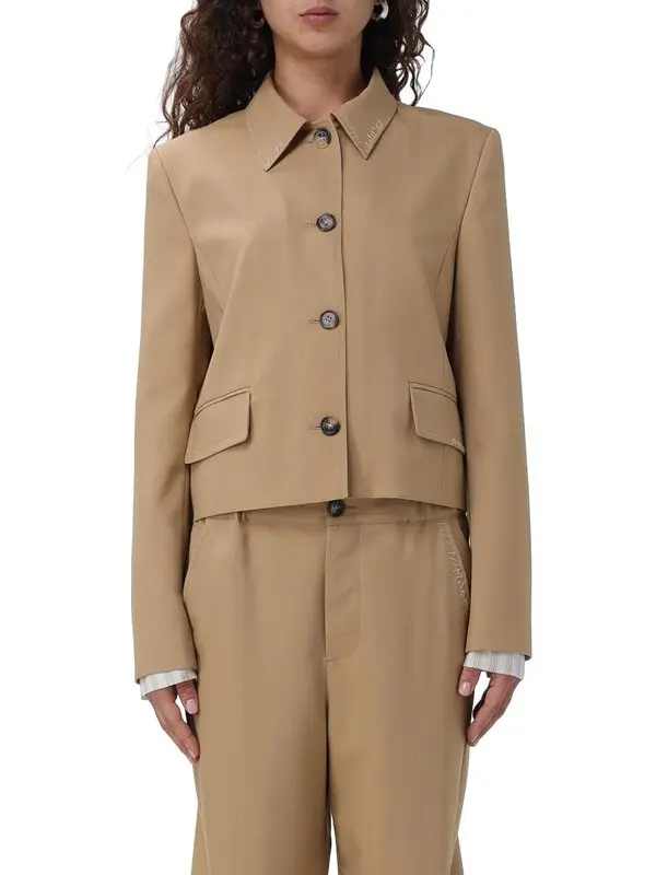 Marni Cropped Jacket - Camel