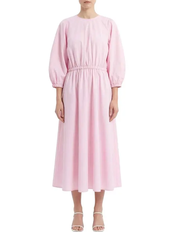 Fabiana Filippi Cotton Midi Dress - Pink
