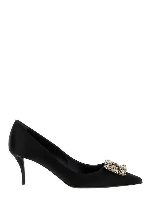 ROGER VIVIER Court Shoes With Embellished Buckle - Black
