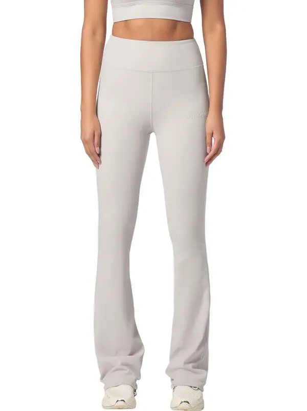 PLEIN SPORT Flared Jersey Jogger Pants With High Elasticated Waist - Grey