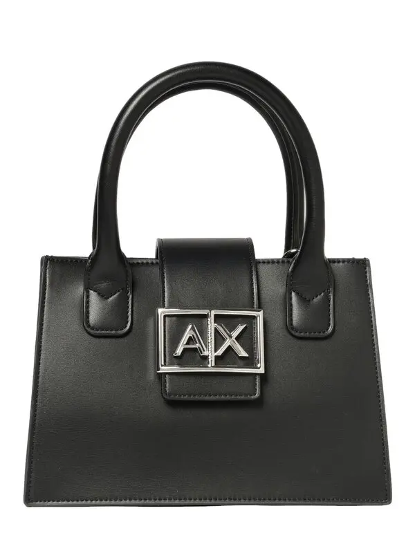 Armani Exchange Mini Bag With Buckle Detail - Black