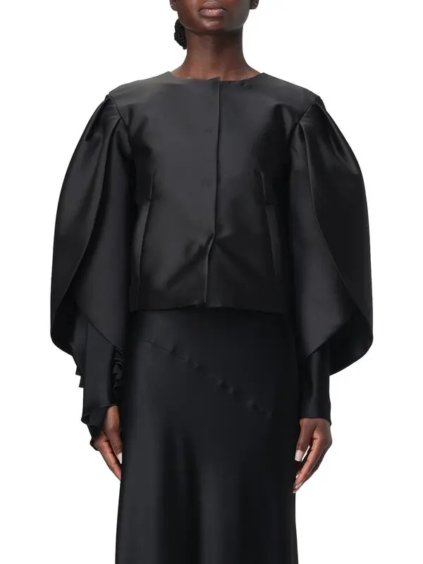 Alberta Ferretti Cape Jacket - Black