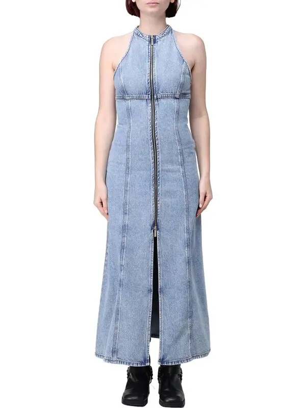 Armani Exchange Denim Maxi Dress - Stone Washed