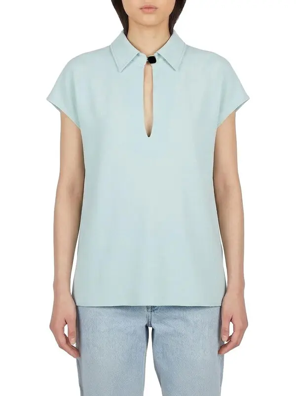 Incotex Crepe Polo Shirt - Green