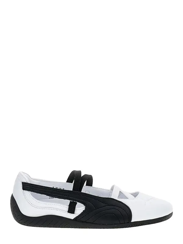 PUMA Speedcat Mary Jane Ballerina Flats In Leather With Rubber Sole - Multicolor