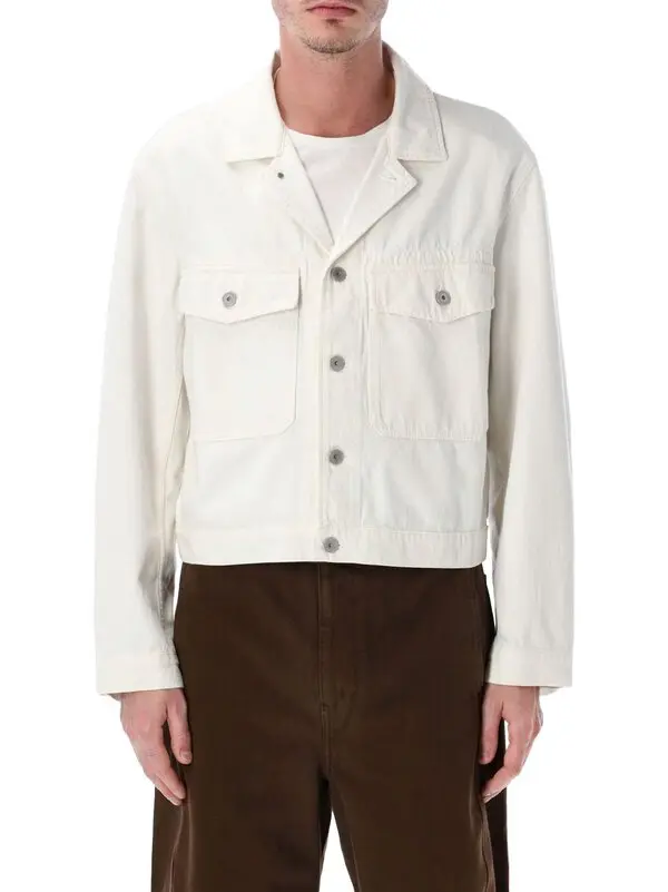 LEMAIRE Cowhide Jacket - Milk