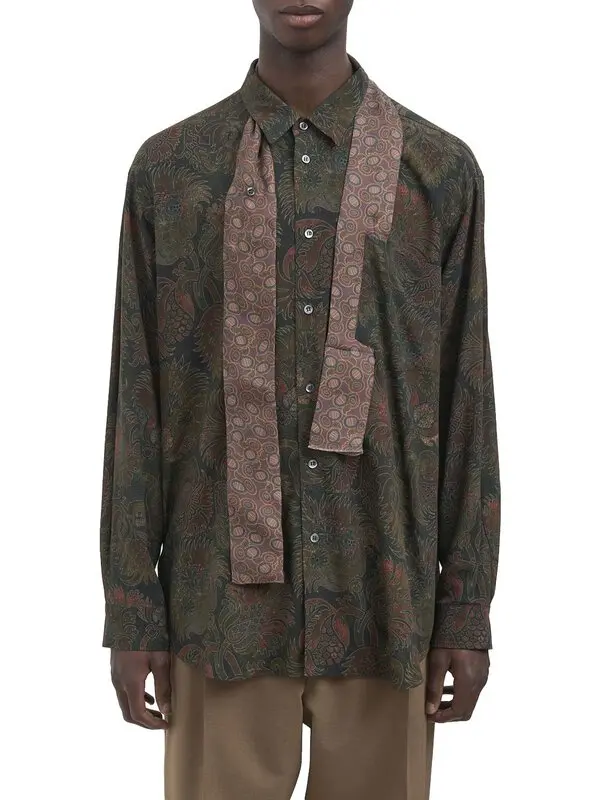 MAGLIANO Shirt In Viscose With Sash - Multicolor