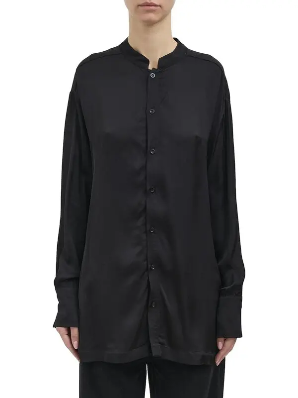 THOM KROM Minimalist Button-up Shirt - Black
