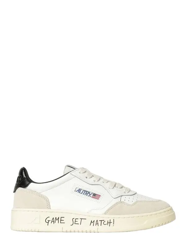 AUTRY Medalist Low Top Sneakers In Smooth Calf Leather - Black