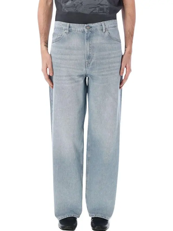 Our Legacy Vast Cut Cotton Denim Jeans - Blue