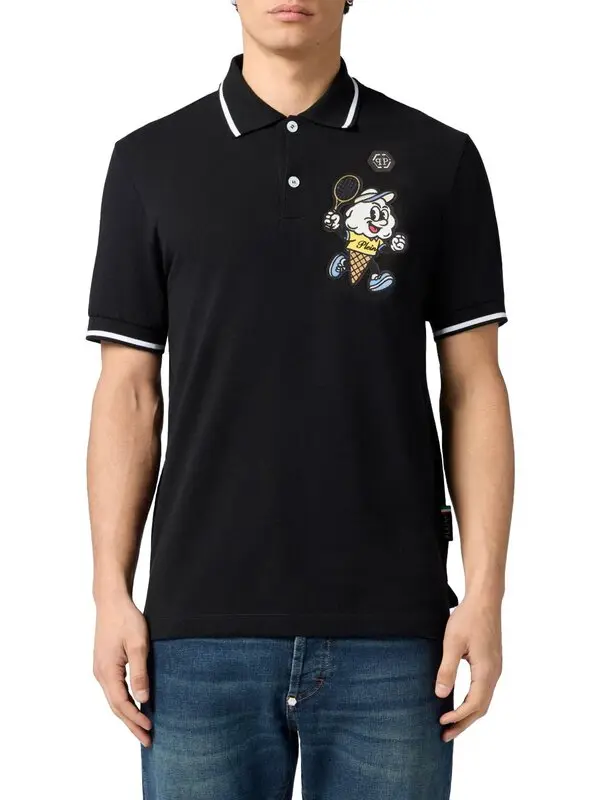 Philipp Plein Polo Shirt Colour - Black