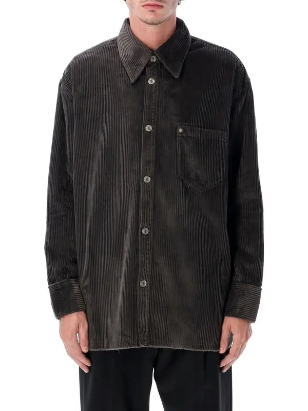AMI Paris Shirt Colour - Grey