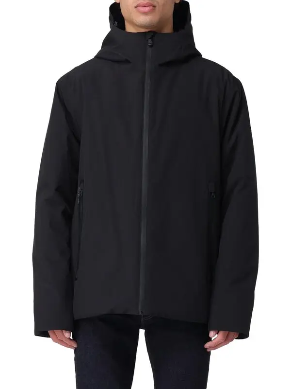 SAVE THE DUCK Hooded Zip-up Jacket - Black