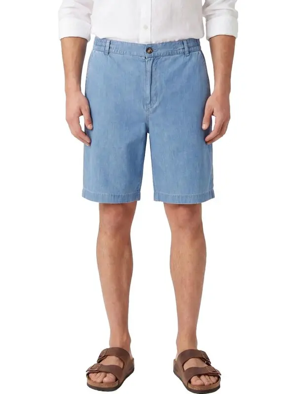 MC2 SAINT BARTH Chino Shorts - Gnawed Blue