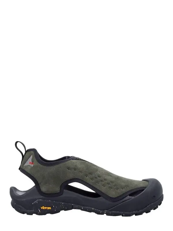 ROA Arpy Suede Sandals - Green