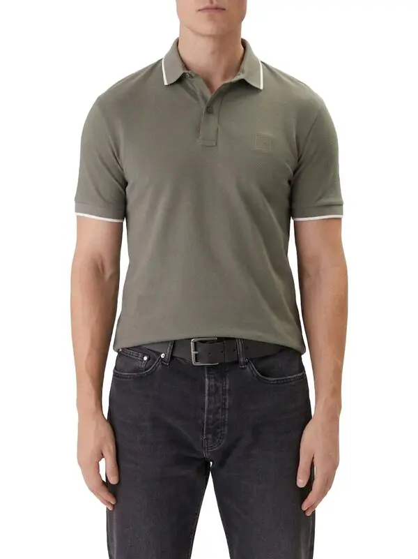 BOSS Cotton Polo Shirt - Grey