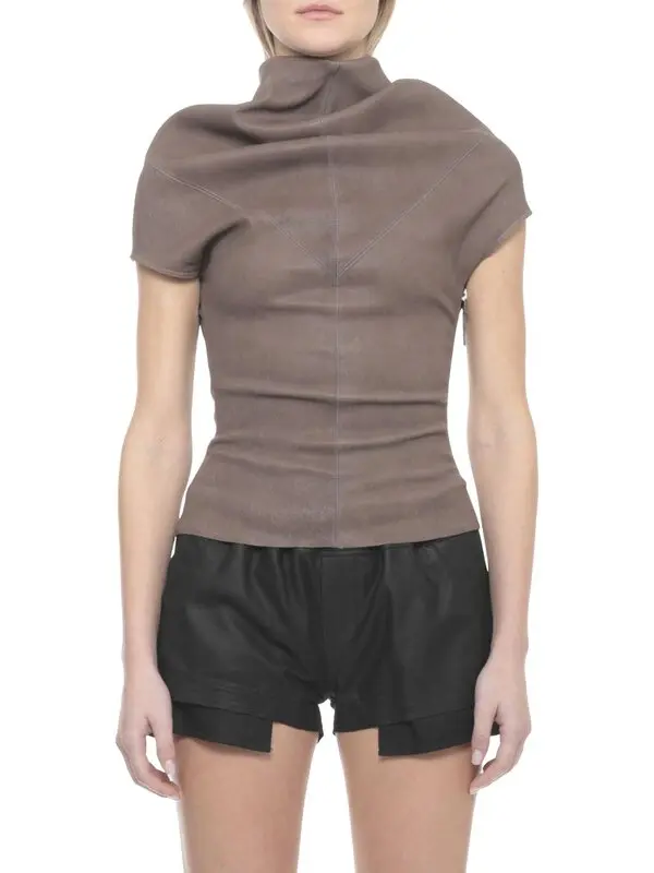 Rick Owens Shroud Cotton T-shirt - Black